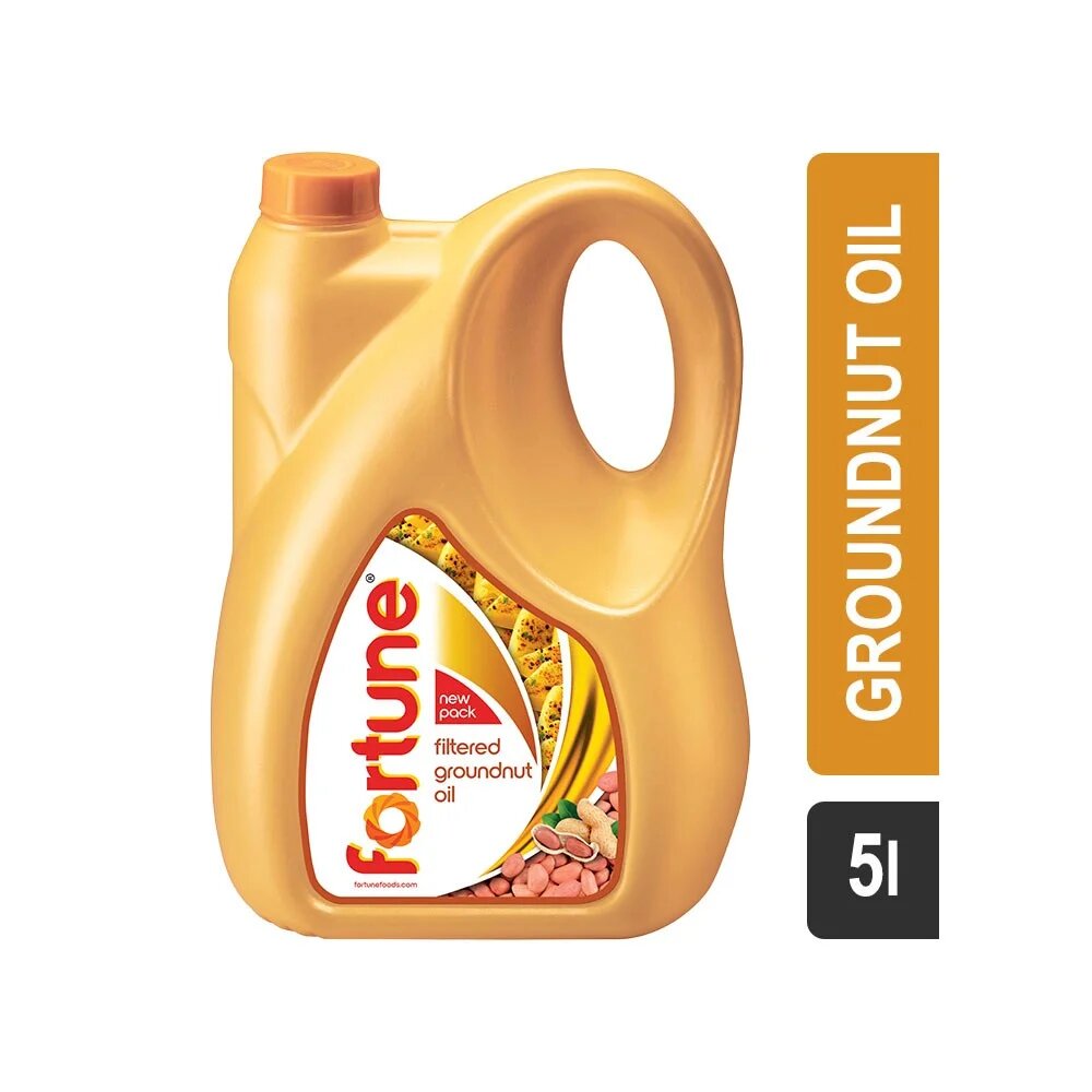 Fortune Filtered Groundnut Oil – 5 Ltr Jar – UDP Market